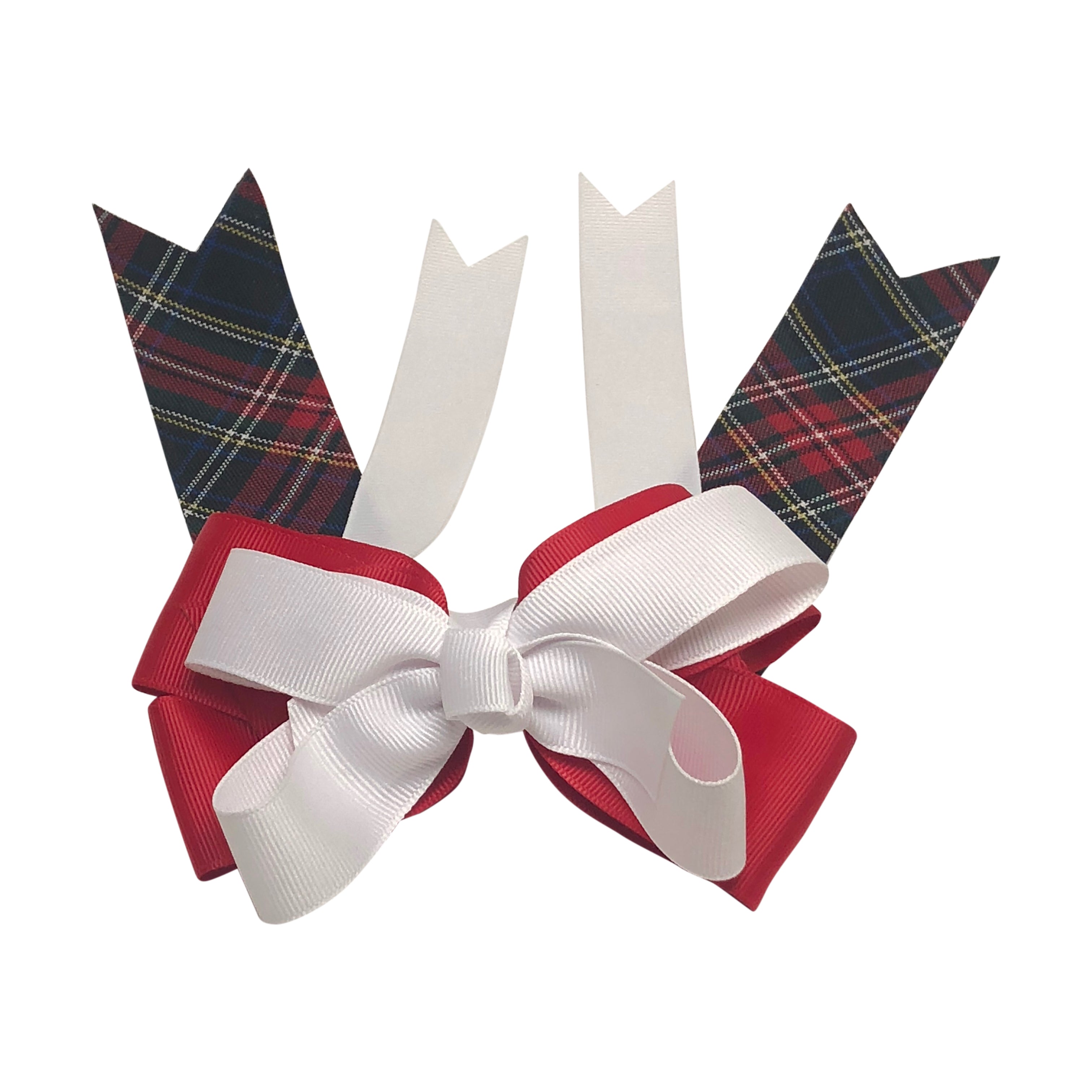 Cheer Hair Bows-Agnes Plaid | School Uniforms 4 Less
