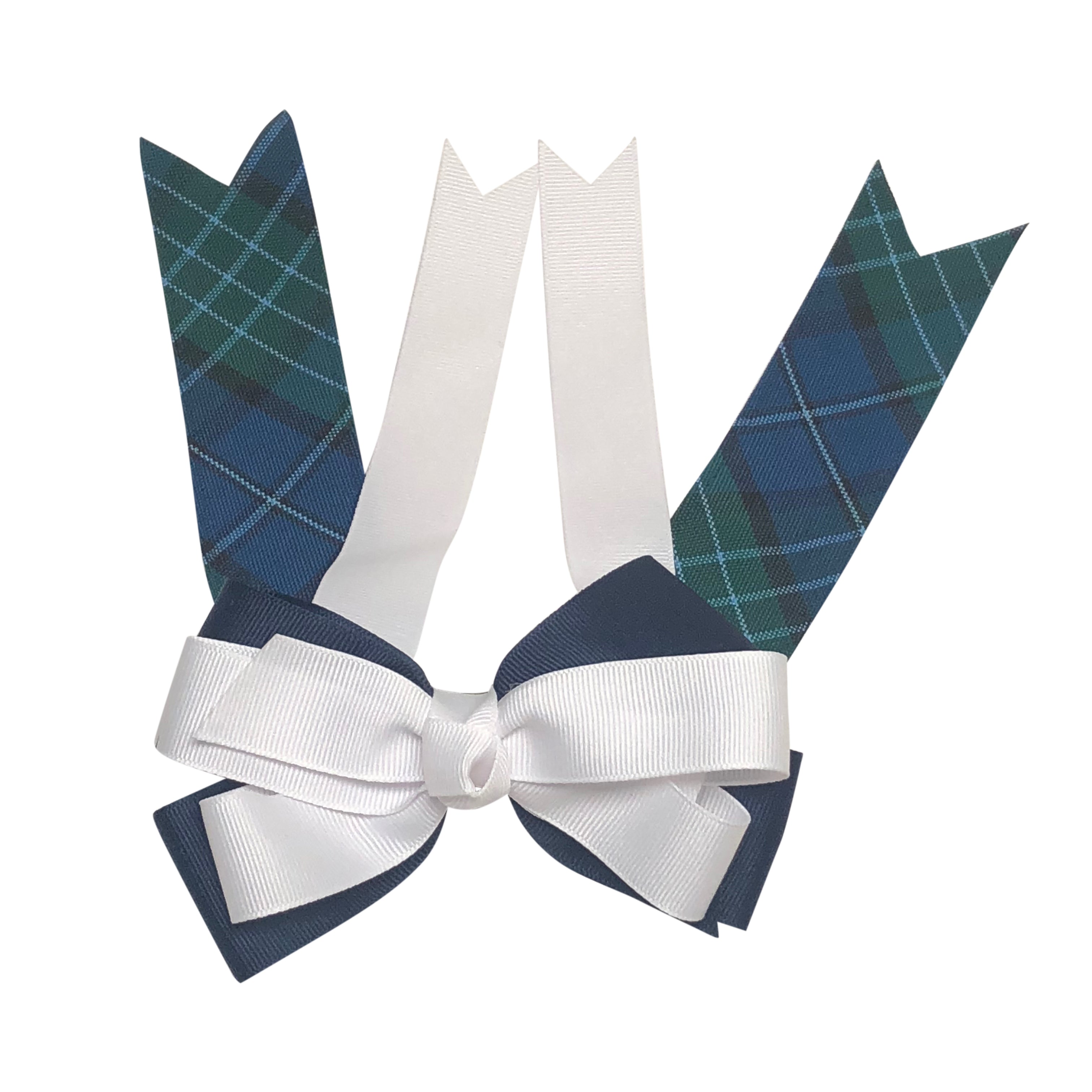 Cheer Hair Bows-Kirk Plaid | School Uniforms 4 Less