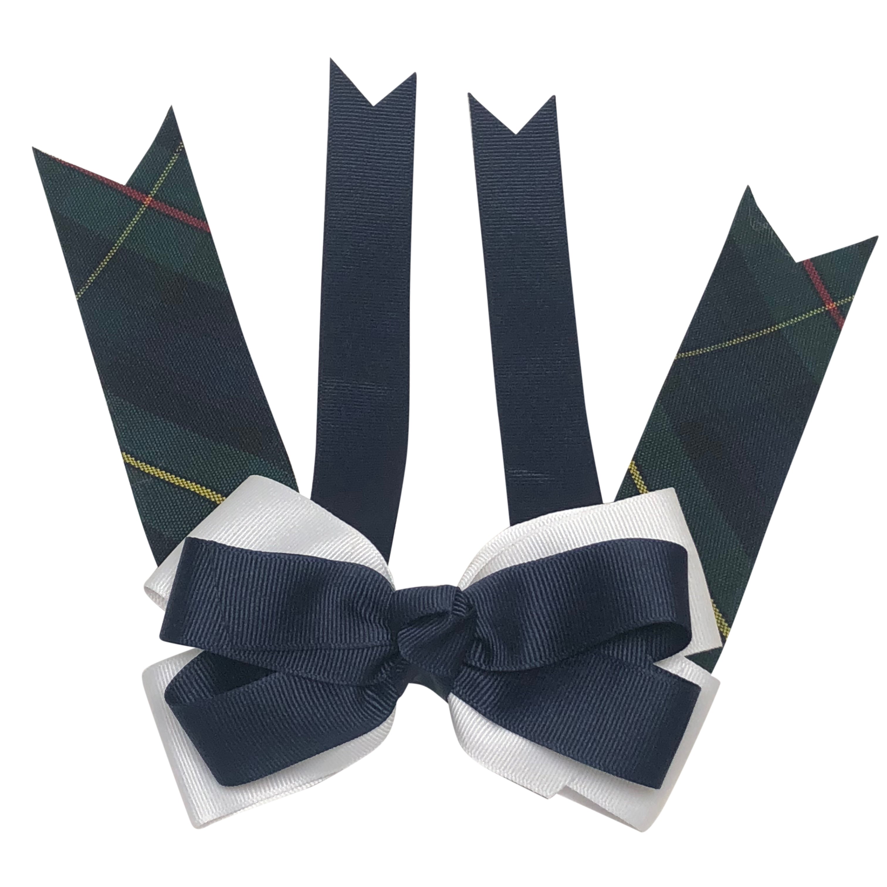 Cheer Hair Bows-Madison Plaid | School Uniforms 4 Less